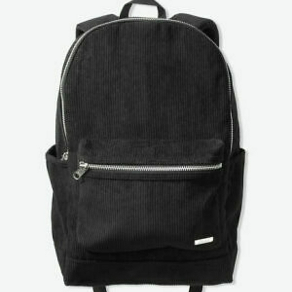 PINK Victoria's Secret | Bags | Pink By Victorias Secret Black Corduroy ...